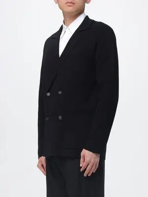 Tagliatore Double-breasted Cotton Blazer - Black