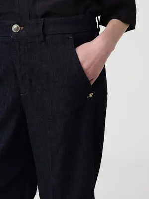 MASON'S Stretch Cotton Straight Trousers
