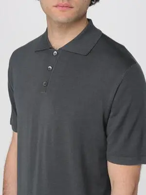Barena Venezia Wool Polo Shirt - Grey