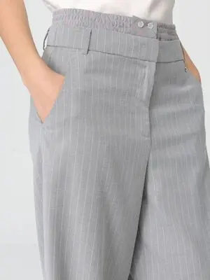 Liu Jo Wide Leg Pinstriped Trousers