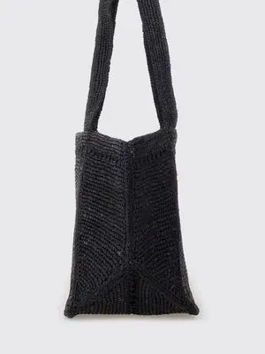 PATOU Raffia Tote Bag - Blue