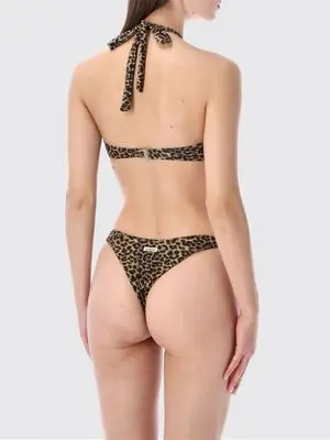 MATINEE Animal Print Sweetheart Halterneck Bikini Top - Multicolor