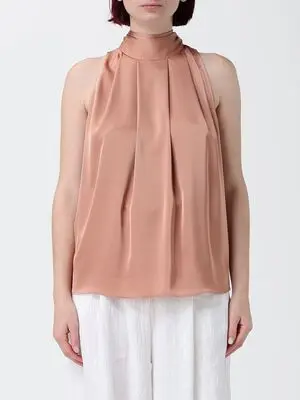 H COUTURE Satin Top With Flowers - Hazel