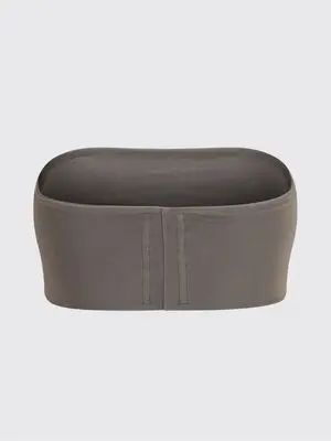 Rick Owens Ribbed Viscose Bandeau Top - Grey