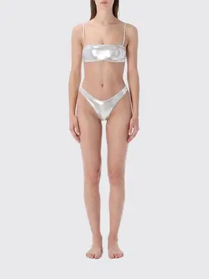 MATINEE Bandeau Bikini With Square Neckline And Brazilian Briefs - White