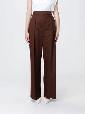 HANITA Cotton Palazzo Trousers - Ebony