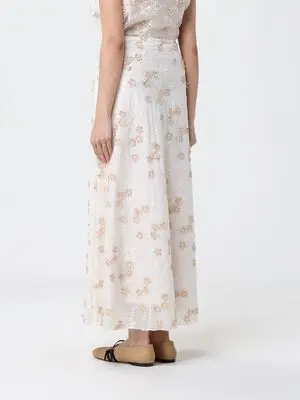 HANITA Embroidered Maxi Skirt