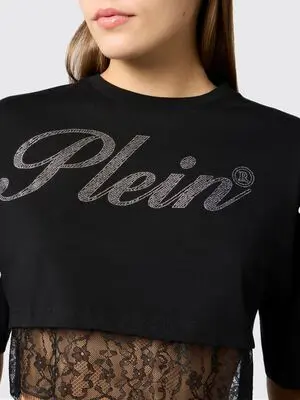 Philipp Plein Cotton Crew-neck T-shirt With Logo