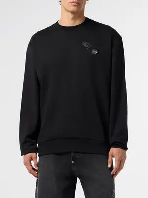 Philipp Plein Cotton Sweatshirt - Black