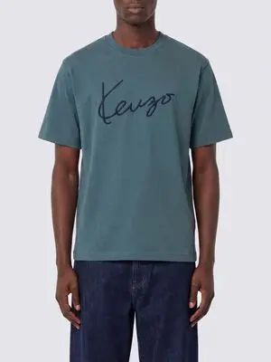 Kenzo Contrasting Logo Cotton T-shirt - Grey