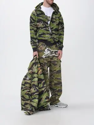 ICECREAM Tiger Camo Cargo Trousers With Graphic Detail