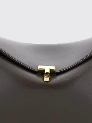 TOTEME T-lock Leather Crossbody Bag