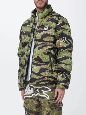 ICECREAM Puffer Jacket With Camouflage Print And Logo Detail