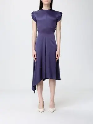 Victoria Beckham Asymmetric Dress - Blue