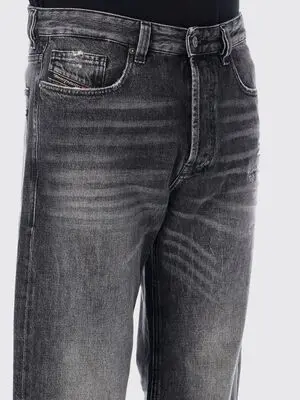 DIESEL® D-macs Tapered Fit Stretch Denim Jeans With Distressed Effect