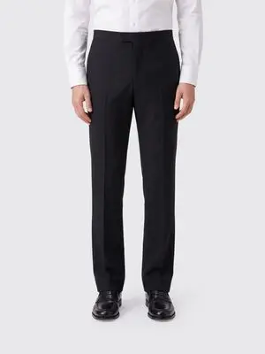 Valentino Garavani Tailored Virgin Wool Trousers - Black