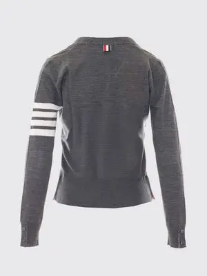 Thom Browne Slim Fit Virgin Wool 4-bar Cardigan - Grey