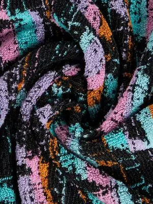 CARRARA Glamour Set Of Two Towels In Cotton Terry With Abstract Motif