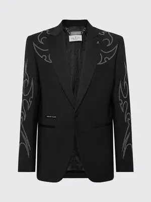 Philipp Plein Texas Wool Blend Blazer