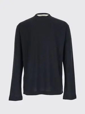 Jacquemus Long-sleeved Paper-blend T-shirt With Dropped Shoulders