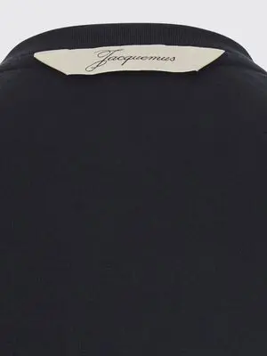 Jacquemus Long-sleeved Paper-blend T-shirt With Dropped Shoulders