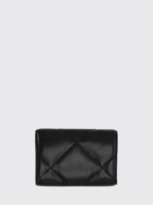 Tory Burch Kira Quilted Leather Card Holder With Double T Logo