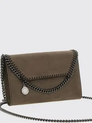 Stella McCartney Falabella Eco Alter Mat Wallet On Chain With Chain Strap - Brown