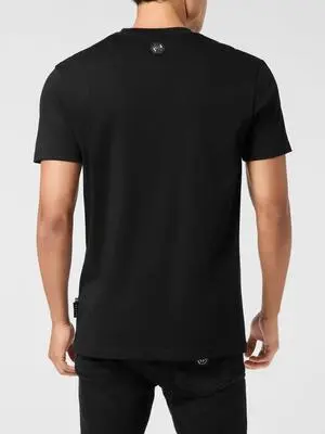 Philipp Plein Printed Cotton T-shirt - Black