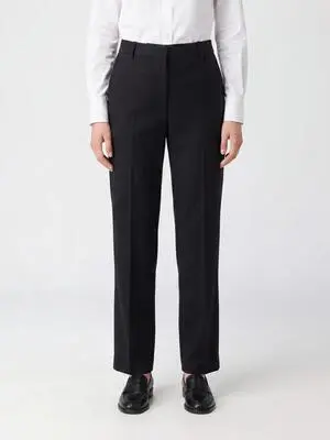 Stella McCartney High-waisted Skinny Trousers In Satin With Concealed Fastening - Black
