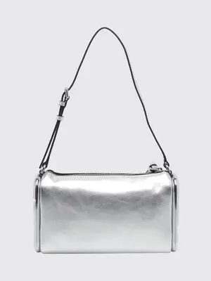 Marc Jacobs The Scene Small Laminated Leather Shoulder Bag With Double J Logo