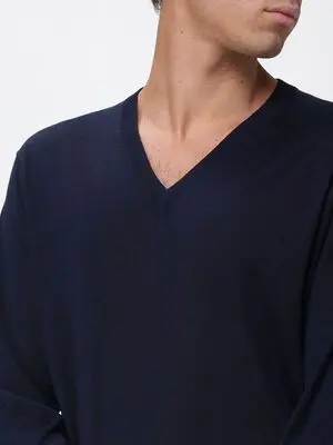 BALLANTYNE Silk Knit Top - Navy