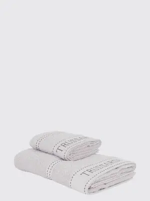 TRUSSARDI Bath And Beach Towels Lifestyle Colour - Grey