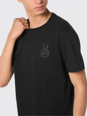 BILLIONAIRE Cotton T-shirt With Logo - Black