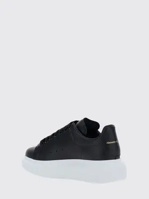 Alexander McQueen Leather Sneakers - Black