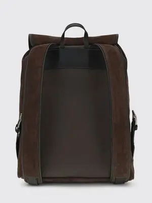 Valentino Garavani Antibes Suede Calfskin Backpack With Vlogo Signature - Dark
