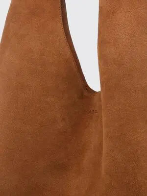 A.p.c. Le Neige Suede Shoulder Bag - Camel