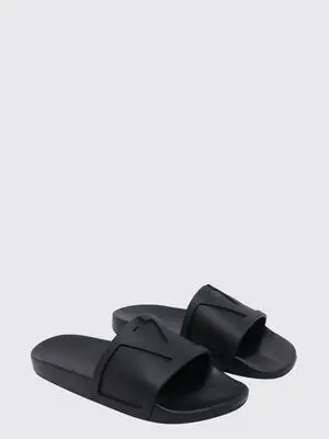 Valentino Garavani Coolside Rubber Slides With Vlogo Signature - Black