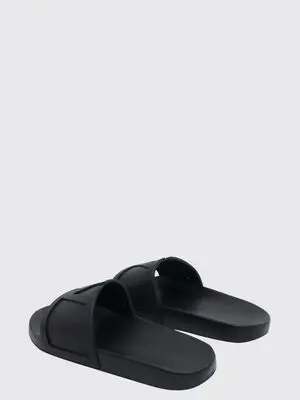Valentino Garavani Coolside Rubber Slides With Vlogo Signature - Black
