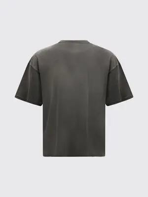 REPRESENT Vintage Graphic Print Cotton And Hemp-blend T-shirt - Black
