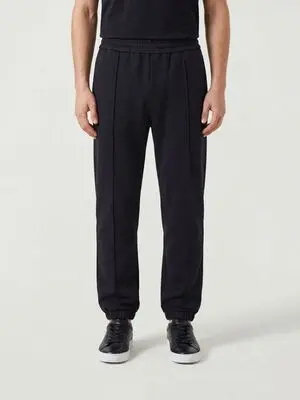 Valentino Garavani Cotton Blend Jogging Pants With Vlogo Signature Detail - Black