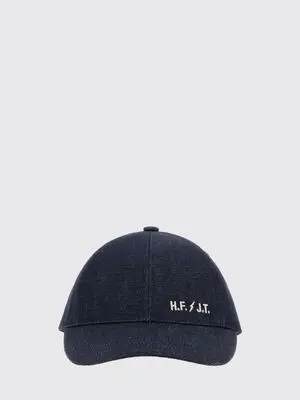 A.p.c. X Frgmt Rabbit Cotton Denim Baseball Cap With Embroidered Logo - Indigo