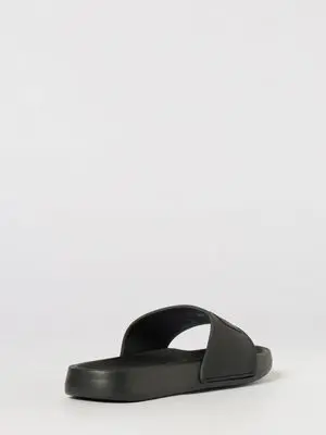 SUNS Rubber Embossed Logo Slide Sandals