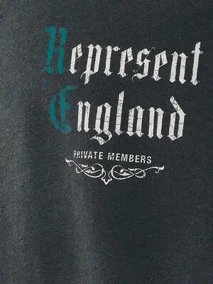 REPRESENT Crewneck T-shirt In Organic Cotton And Hemp With Contrasting Logo
