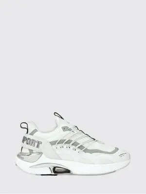 PLEIN SPORT Air Pressure Gen.x.04 Low-top Sneakers In Mesh With Chunky Sole - White