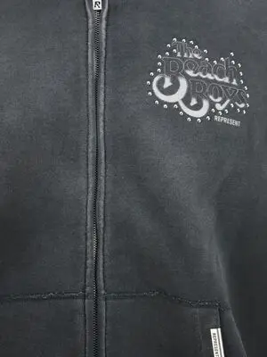 REPRESENT Cotton Zip-up Hoodie With Graphic Print