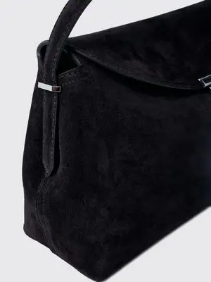 TOTEME T-lock Suede Top Handle Bag