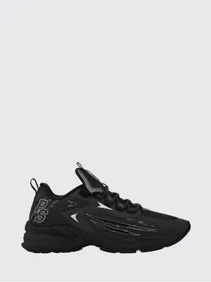 PLEIN SPORT Multi Mesh Low-top Sneakers With Serrated Sole And Pull-tab - Black