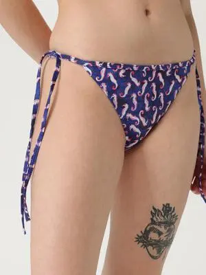 KAMPOS Bikini Bottom With Seahorse Print And Side Ties