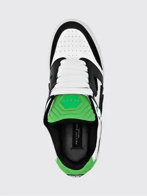 Philipp Plein Phantom Street Leather And Suede Sneakers