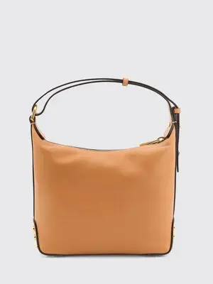 TOD'S Studded Leather Handbag - Brown